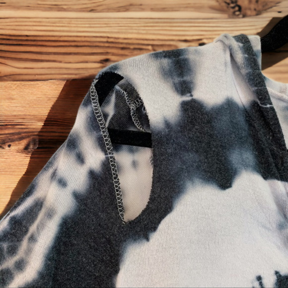 Chaser | Tops | Nwt Chaser Distressed Tie Dye Zip Up Sweatshirt Size Xl ...